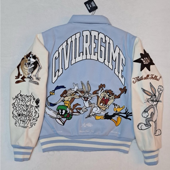 Civil Regime | Jackets & Coats | Looney Tunes X Civil Regime Varsity ...